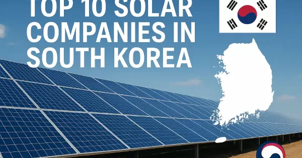 Top 10 Solar Companies in South Korea 2025 - Global & Local Leaders
