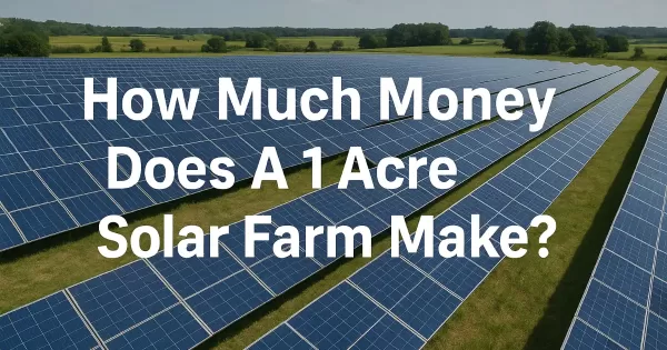 How Much Money Does a 1 Acre Solar Farm Make? (2025 Guide)