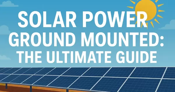 Ground-Mounted Solar Panels: 2025 Complete Guide & Systems