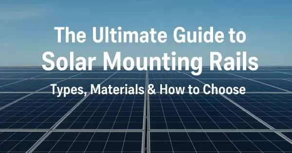 Solar Mounting Rails Guide: Types, Materials & Buying Tips